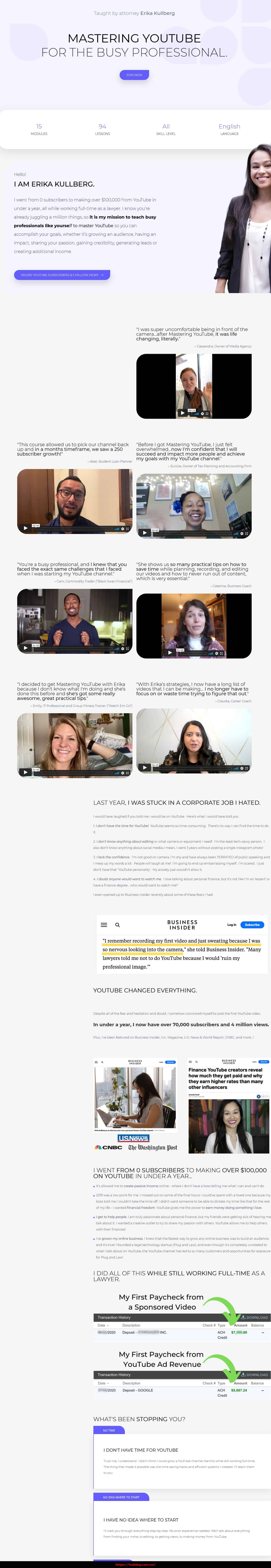 Download Mastering YouTube For The Busy Professional By Erika Kullberg 