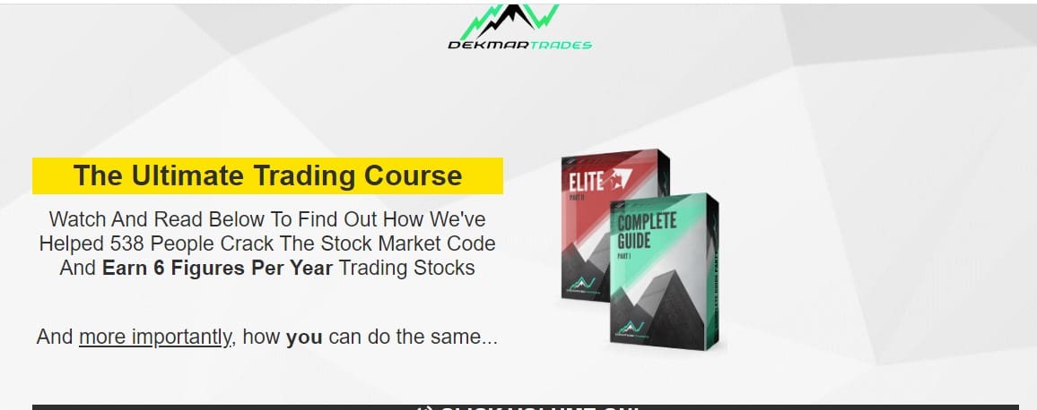 The Ultimate Trading Course Elite & Complete Guide by DekmarTrades ...