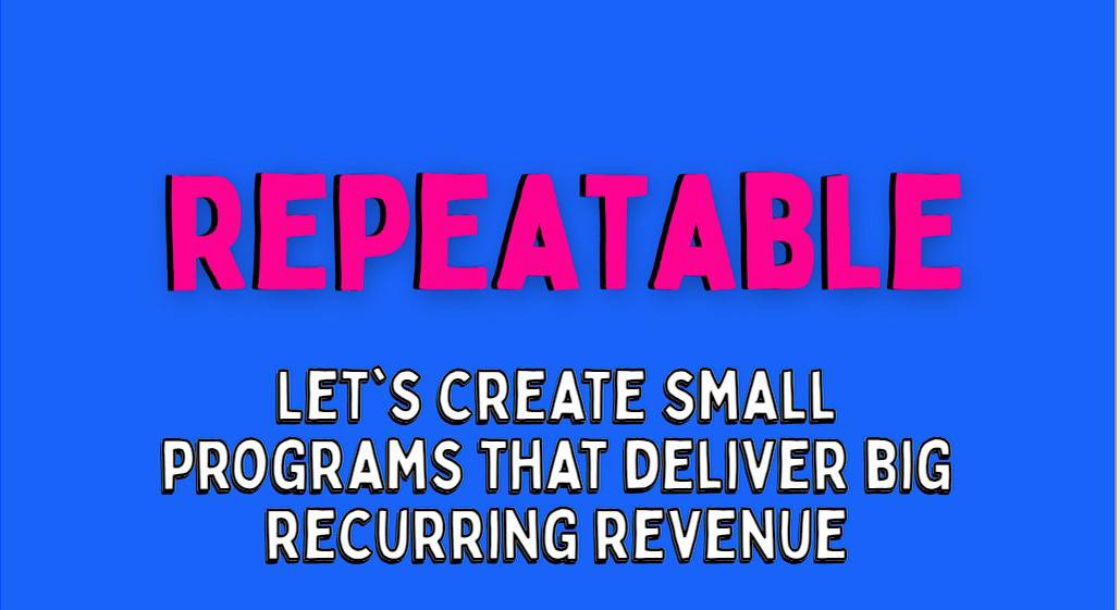 Repeatable by Ryan Lee Download Now