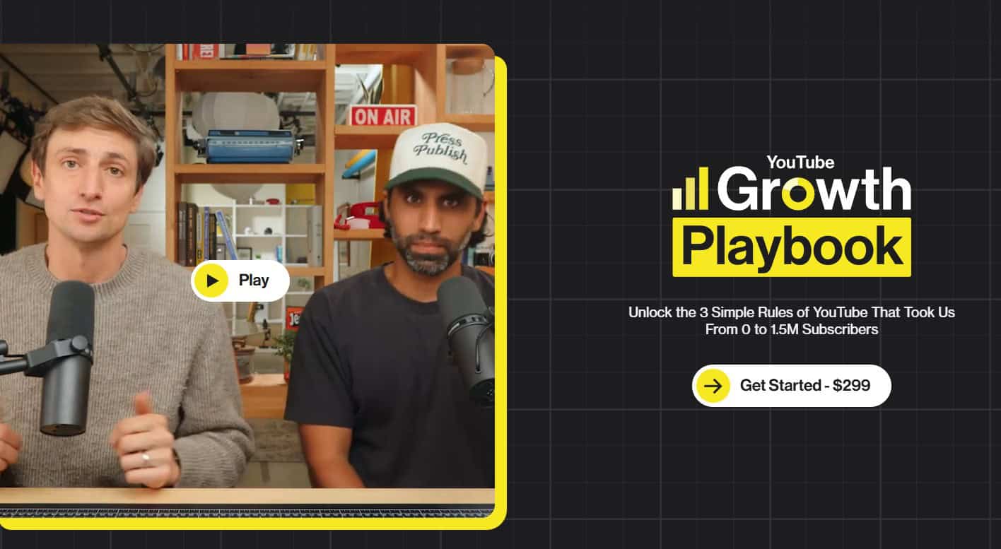 The YouTube Growth Playbook by Colin and Samir Download Now
