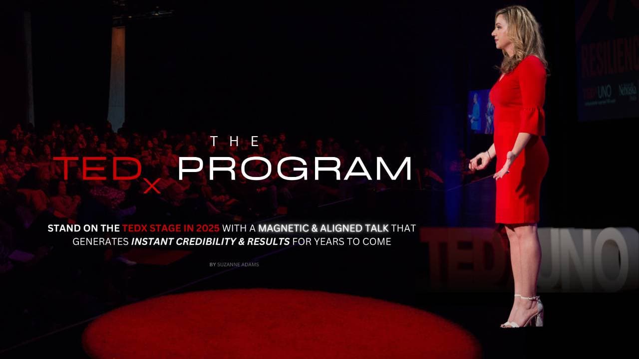 The TEDx Program by Suzanne Adams Download Now
