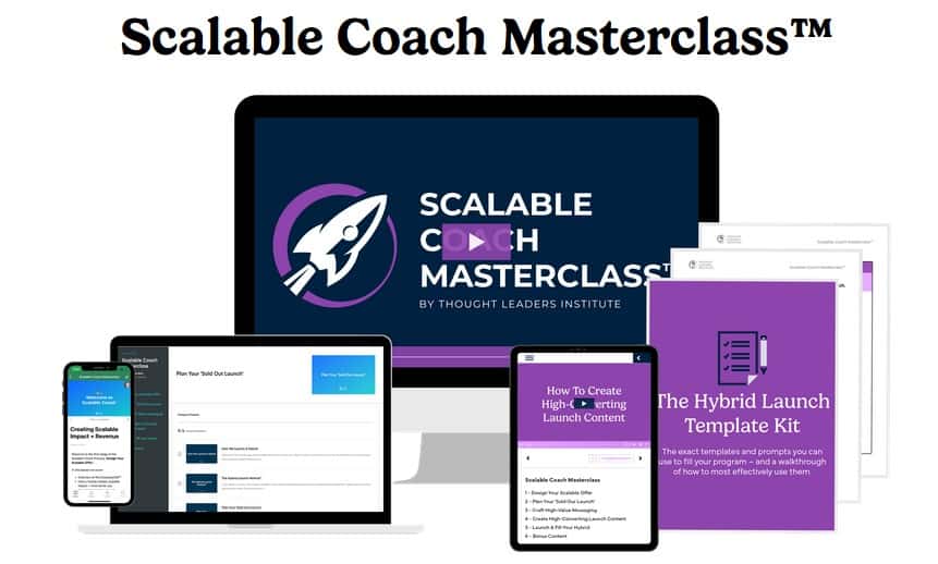 Scalable Coach Masterclass by Lucas Garvin Jim Hohl Download Now
